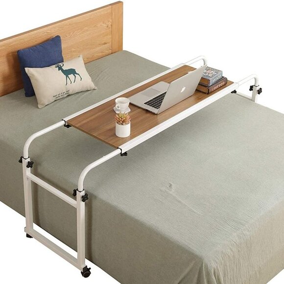 Office | New Overbed Desk Laptop Cart Laptop Desk With Wheels Over Bed ...